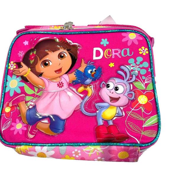 Storage & Organization | Dora The Explorer Lunch Bag Boots Flowers ...